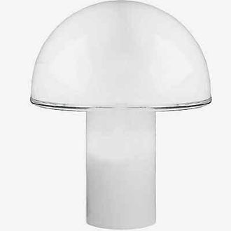 Artemide Onfale Tischlampe, Glas, Wei&szlig;, 26 x 20 x 10 cm