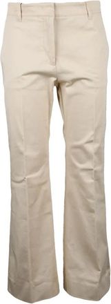 Max Mara Femme, Pantalons, Beige, Taille: 40 FR Wide Pantalons