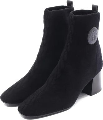 Hermès bottes en cuir - Noir