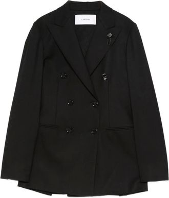 Lardini blazer Adam à boutonnière croisée - Noir
