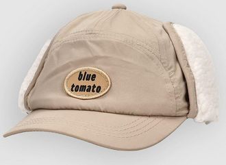 Blue Tomato Fleece Earflip Cap beige and white