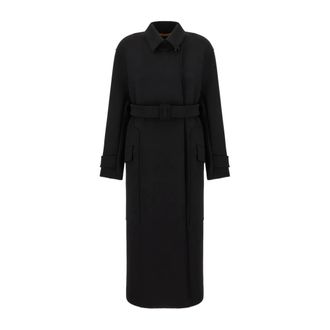 Max Mara Femme, Manteaux, Noir, Taille: 36 FR Manteaux &Eacute;l&eacute;gants pour Toutes Occasions