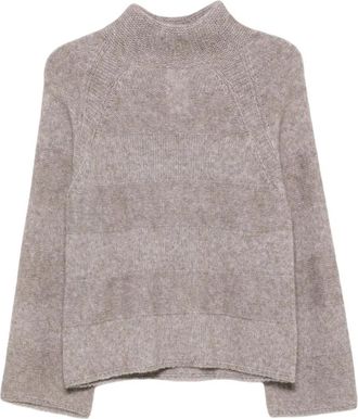 Emporio Armani Wollmischungs-Pullover - - Knitwear - Damen - Grau - S