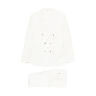 Eleventy Zweireiher-Anzug - - Suits - Herren - Wei&szlig; - M