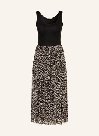 Lilienfels Lilienfels Kleid Im Materialmix schwarz