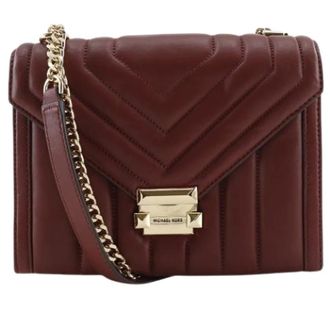 Michael Kors Sac bandouli&egrave;re en cuir Pre-owned - Femme - Pre-owned - Rouge - Taille: ONE Size