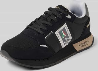 Aeronautica Sneaker mit seitlichem Logo-Patch Modell Roma