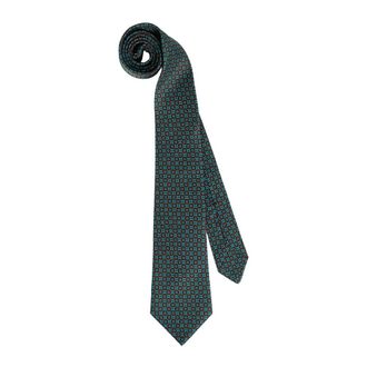 Kiton Seidenkrawatte mit Muster - - Accessories - Herren - Blau - ONE SIZE