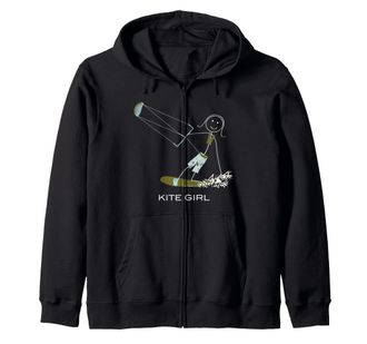 Whyitsme Design Lustiges Kiteboarding f&uuml;r Damen, Drachenm&auml;dchen, Kitesurfer Kapuzenjacke