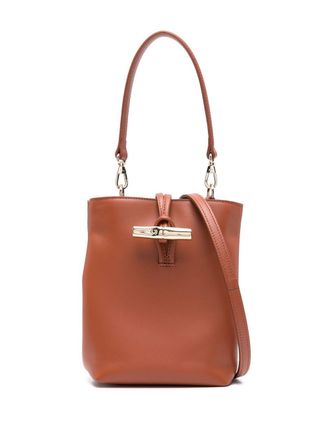 Longchamp sac seau mini Le 37 - Marron