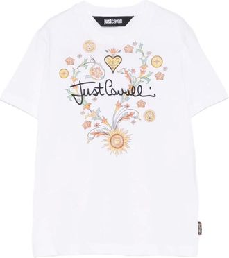 Just Cavalli Femme, Tops, Blanc, Taille: 42 FR T-Shirt