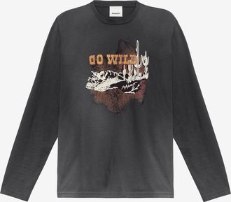 Isabel Marant T-shirt Leiloha - Homme - Noir D&eacute;lav&eacute; - Taille XL - Isabel Marant