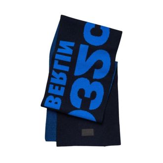 032c Homme, Accessoires, Bleu, Taille: ONE Size Écharpe Selfie Bleue