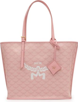 MCM Mcm, Femme, Sacs, Rose, Taille: ONE Size Himmel Lts Shopper Med