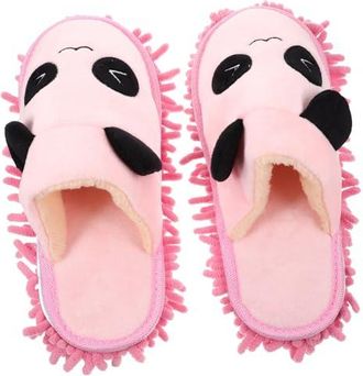Valiclud Pantoufles de Nettoyage Microfibre Antidérapantes Chaussons Lavables pour Sols et Carrelage Silencieux et Résistants Mopping Shoes pour Maison