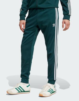 adidas Originals Adicolor Classics SST - Pantalon de survêtement - Lierre et blanc-Vert