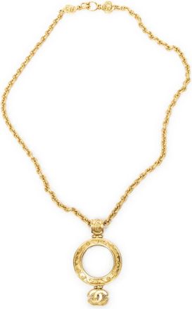 Chanel Crossbody Bags - Magnifying Glass Pendant Necklace - Gr. unisize - in Gold - f&uuml;r Damen