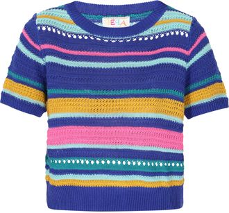 Izia Pullover Frauen blau mehrfarbig
