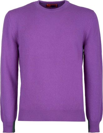 Gallo Gallo, Homme, Pulls, Violet, Taille: XL Pull ras du cou