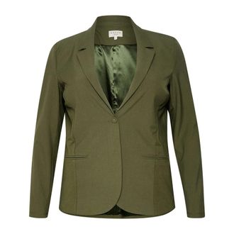 Kaffe Curve Klassischer Blazer Grape Leaf - - Jackets - Damen - Gr&uuml;n - XL