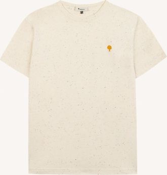 Faguo T-shirt oversize &eacute;cru coton bio - LUGNY