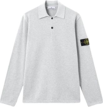 Stone Island Homme, Tops, Gris, Taille: L LS Polo