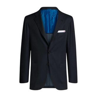Kiton Herren, Jacken, Blau, 3XLGr&ouml;&szlig;e