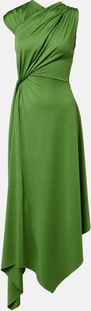 Victoria Beckham Robe midi asym&eacute;trique en jersey
