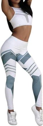 ORANDESIGNE Ensemble de Sport Femme 2 Pièces Survêtements Été Tank Top Push Up et Slim Fit Pantalon Court Tenue de Sport Stretch Élastique Fitness Jogging Yoga Co