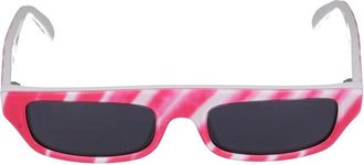 Moschino Femme, Accessoires, Rose, Taille: 53 MM Rectangular Lunettes de soleil