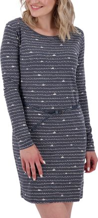 Alife And Kickin ALIFE and Kickin EllinAK B Longsleeve Dress Damen Langarmkleid, Kleid Marine Melange XS