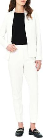 Caroll Pantalon Cigarette Cropped (7/8) ivoire 40