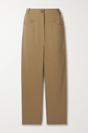 Khaite Preen Hose Mit Weitem Bein Aus Piqu&eacute; - Neutral