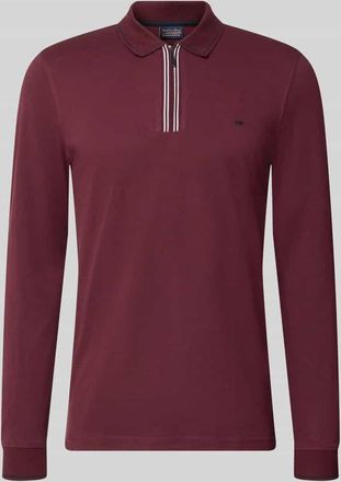 Christian Berg Slim Fit Poloshirt mit Rei&szlig;verschluss