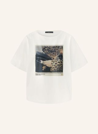 Oui T-Shirt Mit Schmucksteinen weiss