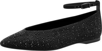 Tamaris Damen Ballerina Vegan schwarz 37