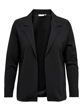 Only Only CARMAKOMA Blazer pour Femme Grande Taille | Cardigan daffaires en Tricot | Grande Taille Basic Carsania, Noir, 48-50