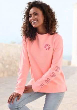 Elbsand Sweatshirt Andra mit Logoprint
