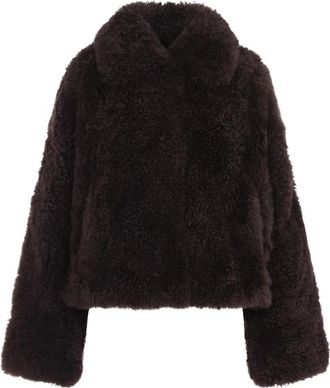 Yves Salomon A2197 Jacke - - Jackets - Damen - Braun - S