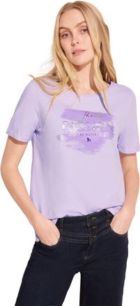 Street One Damen T-Shirt mit Folienprint