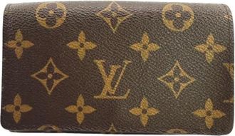 Louis Vuitton unisex, Pre-owned, Brun, Taille: ONE Size Portefeuille Vintage en Toile dOccasion