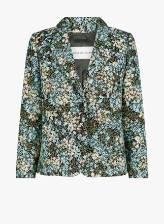 Dries Van Noten Womens 01060-Bamis 4153 W.w.jacket Multicolore