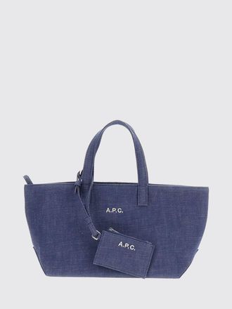 A.P.C. A. P.C. Sac &agrave; Main Femme couleur Bleu