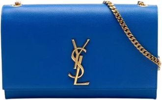 Saint Laurent Sac bandouli&egrave;re Kate Pre-owned - Femme - Pre-owned - Bleu - Taille: ONE Size
