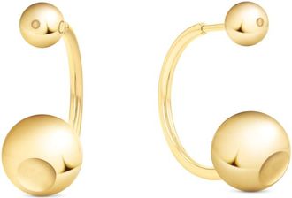 Calvin Klein Ohrringe für Damen Kollektion SCULPTURAL BUBBLES in Gelbgold - 35000789