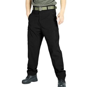 Generic Pantalon cargo pour homme, pantalon de travail tactique, coupe ample, pantalon dentra&icirc;nement, pantalon cargo multi-poches, pantalon de surv&ecirc;tement vin