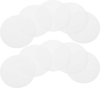 OSALADI Acryl LED Lichtdiffusorplatte Rund 4,5cm 10 St&uuml;ck Blendfreie Deckenleuchtenabdeckung Langlebige LED Hintergrundbeleuchtung Einfache Montage f&uuml;r Wohnra