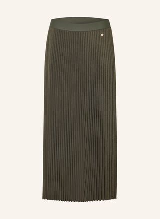 Marc Cain Plisseerock Aus Flanell gruen