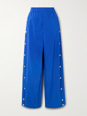 Tibi Pantalon De Surv&ecirc;tement Large En Tissu Technique - Bleu