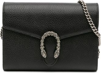 Gucci Hobo Bags - Mini Leather Dionysus Wallet on Chain - Gr. unisize - in Schwarz - für Damen